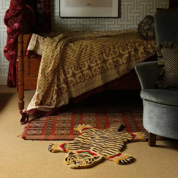 Babul Bombay Tiger Rug Small - Doing Goods - Courthouse Interiors