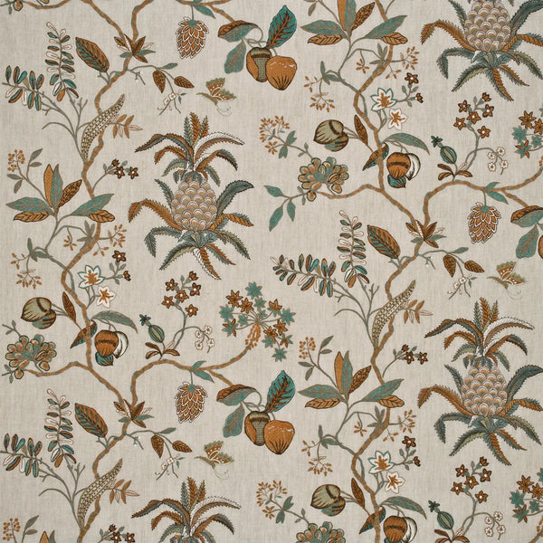 Exotic Pineapple Linen Fabric - GP&J Baker - Courthouse Interiors