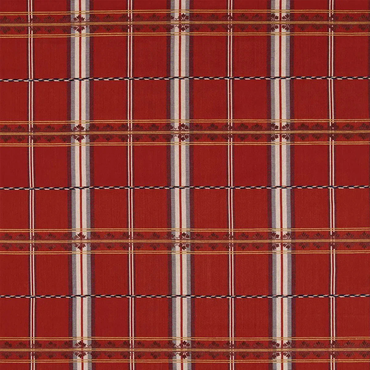 Hanover Check Fabric - Morris & Co - Courthouse Interiors