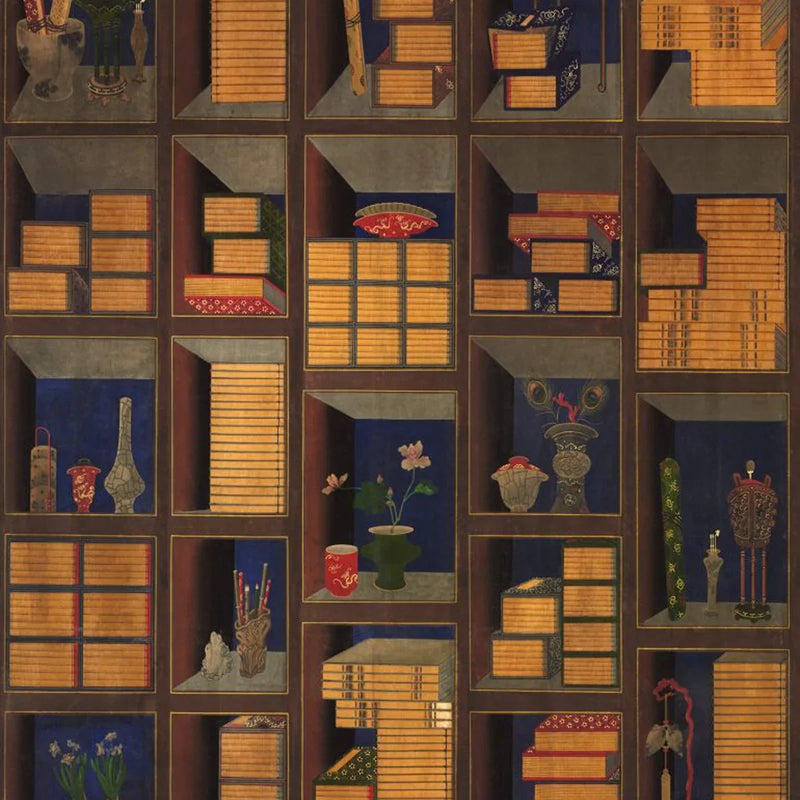 Korean Library Wallpaper - Mind The Gap - Courthouse Interiors