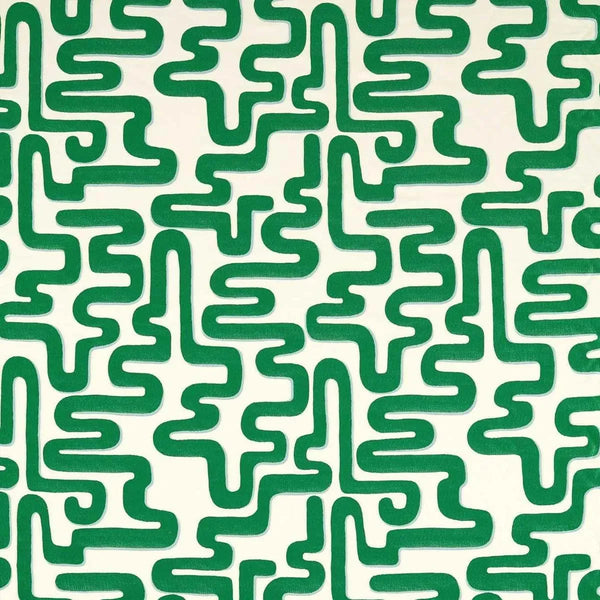 Harlequin X Sophie Robinson 'Meander - Emerald/Aquamarine' Fabric ...