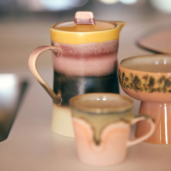 70s Ceramics Sunset Teapot - HKLIVING - Courthouse Interiors