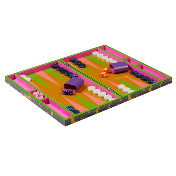 Lacquer Backgammon Set - Addison Ross - Courthouse Interiors
