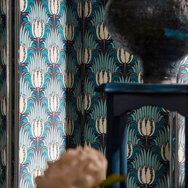 Morris & Co 'Tulip and Bird - Opal & Sea Foam' Fabric - Courthouse ...