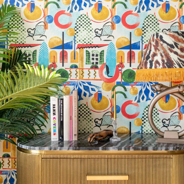 Mind The Gap Veranda Wallpaper - Courthouse Interiors