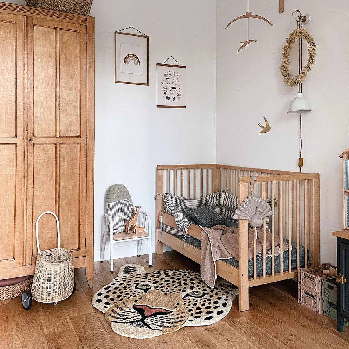 Himani Leopard Head Rug Large - Doing Goods - Courthouse Interiors